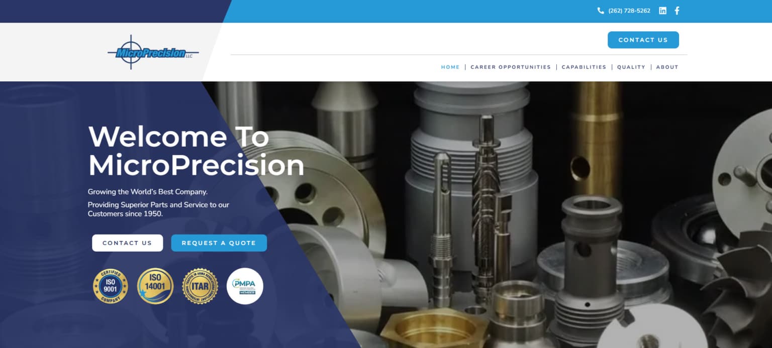 MicroPrecision • Milwaukee Web Design®